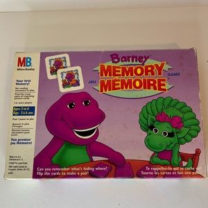Toys | Vintage 1993 Barney Memory Game 10 Complete | Poshmark